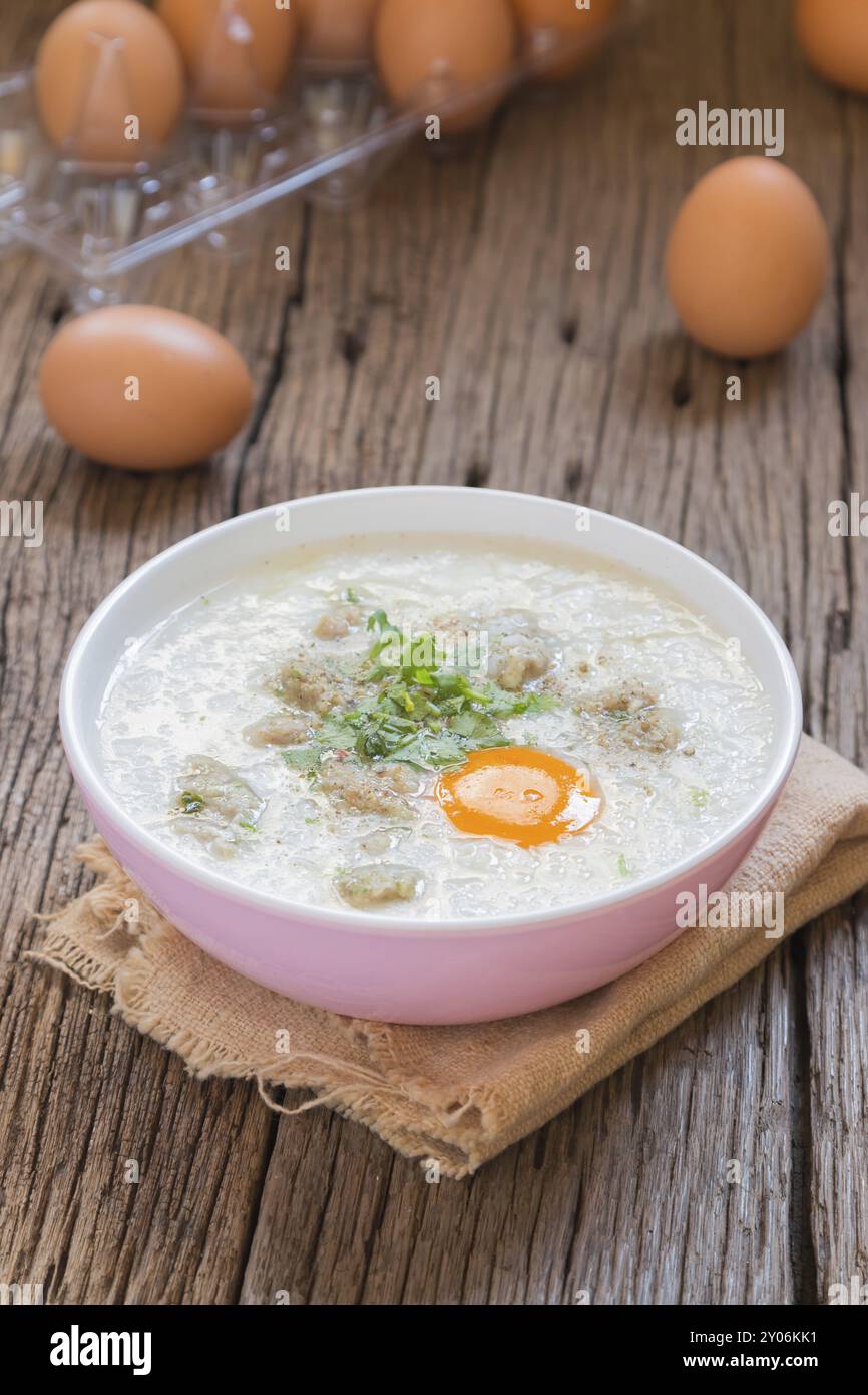 Congee, rice gruel Stock Photo - Alamy