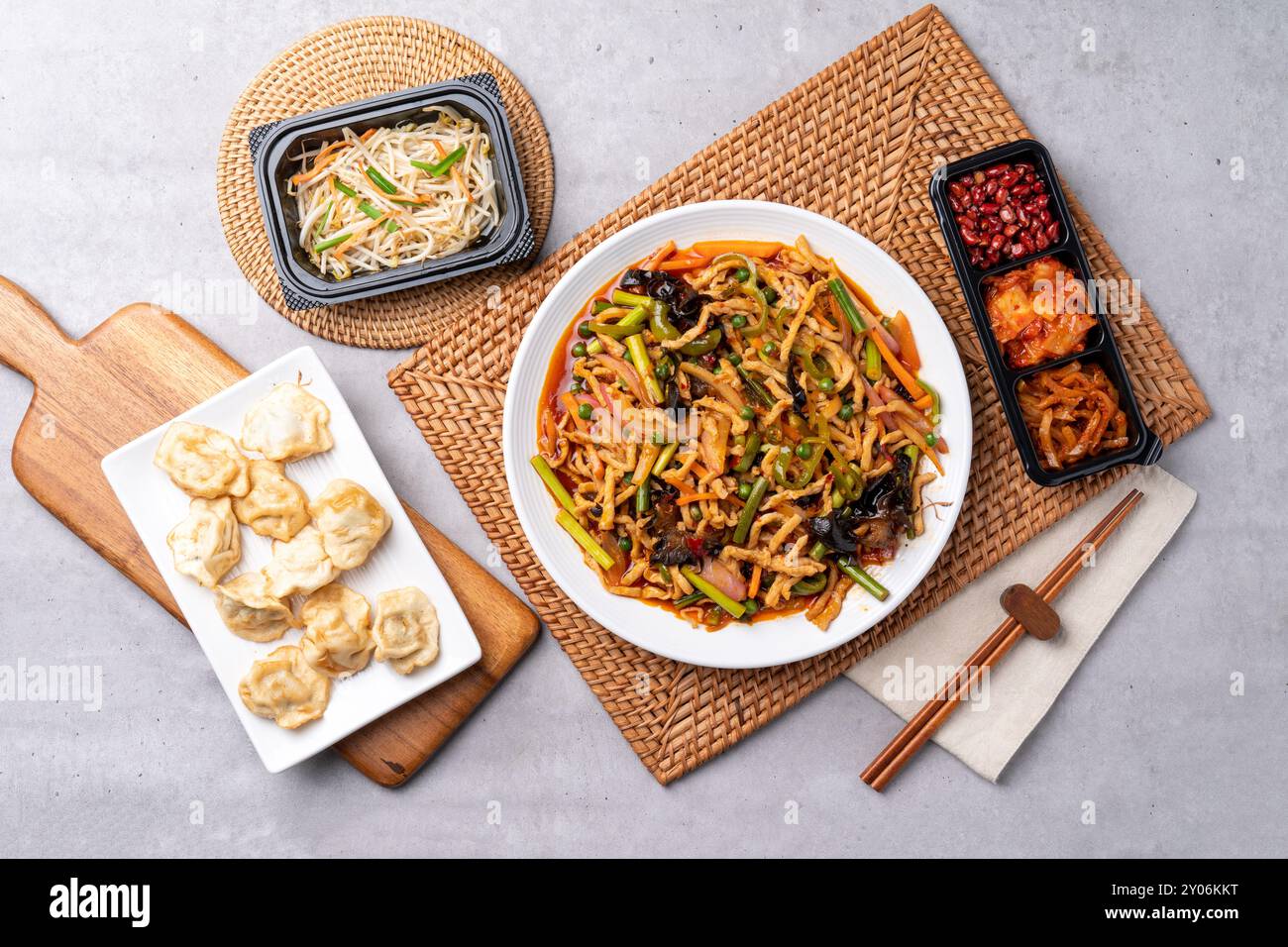 Chinese food, mala xiangguo, malatang, pheasant roe, fish meat ...