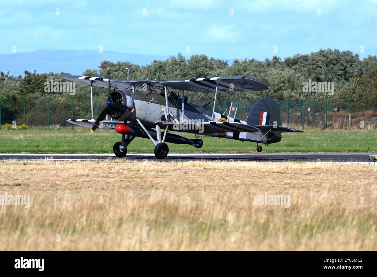 Swordfish biplane Blackpool Airshow 2024 Stock Photo - Alamy