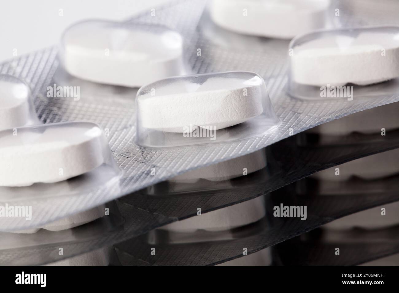 Stack of tablets in blister packs Stock Photo - Alamy