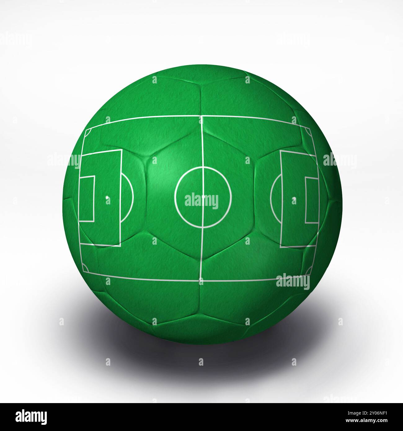 Football with field division Stock Photo - Alamy