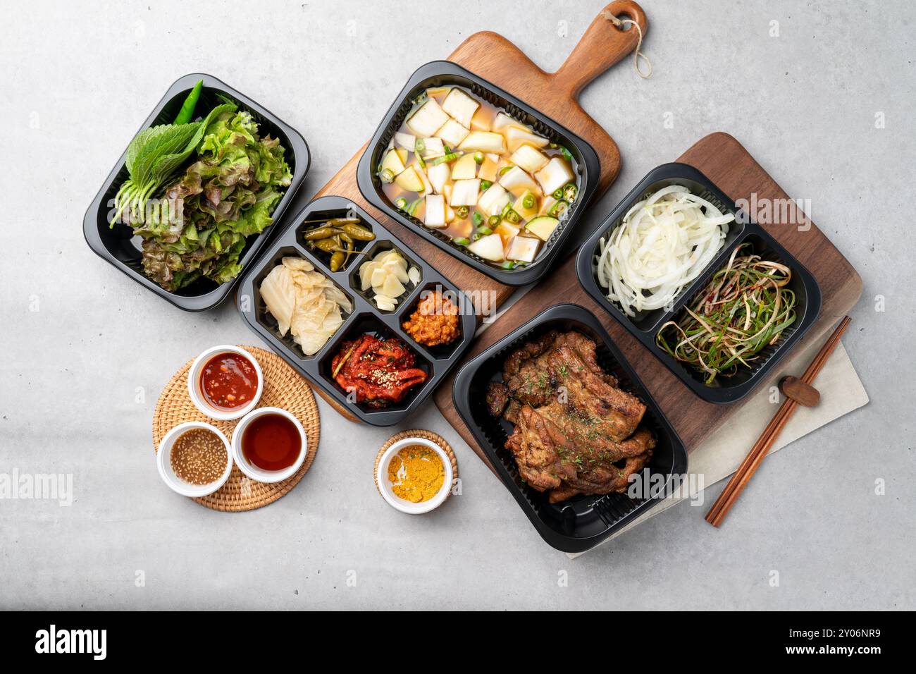 Korean food, pork, grilled, pork belly, cold noodles, ribs, charcoal ...