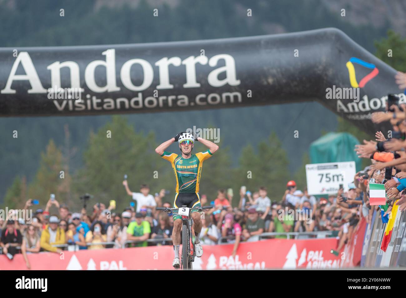 Pal Arinsal, Andorra : September 1 2024 : Alan Hatherly of South Africa ...