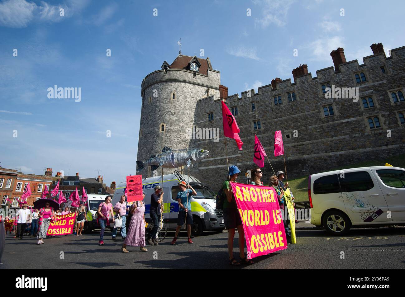 Windsor, Berkshire, UK. 1st September, 2024. Hundreds of Extinction ...