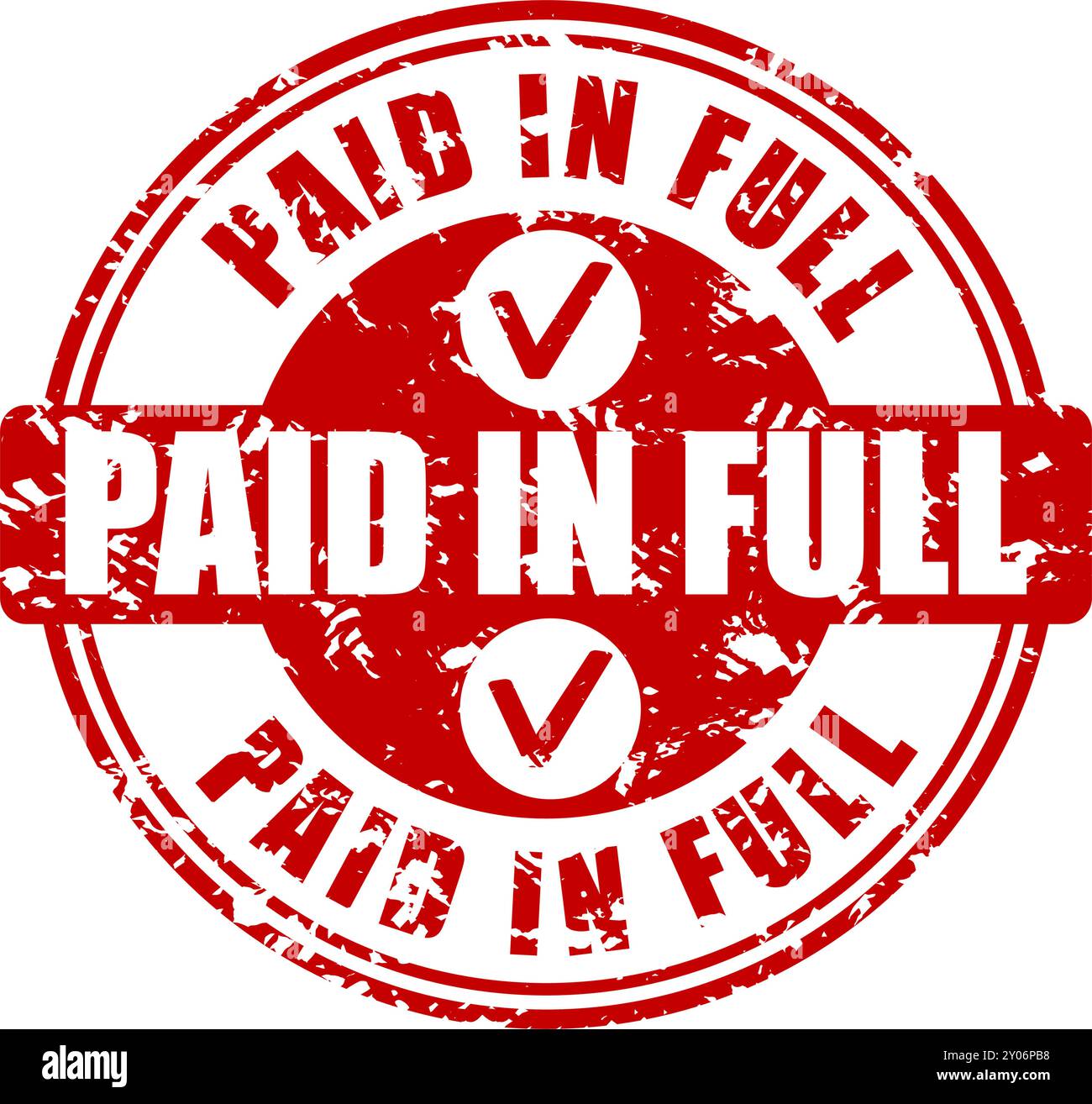 Paid i full rubber stamp to approve payment, completed and approval ...
