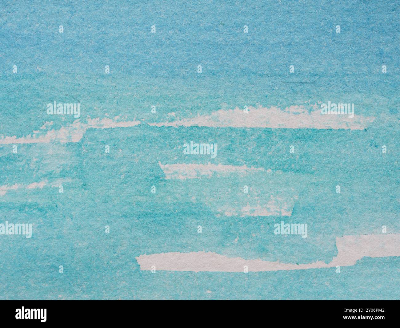 Blue gradient of watercolor paint on rough watercolor paper using as ...