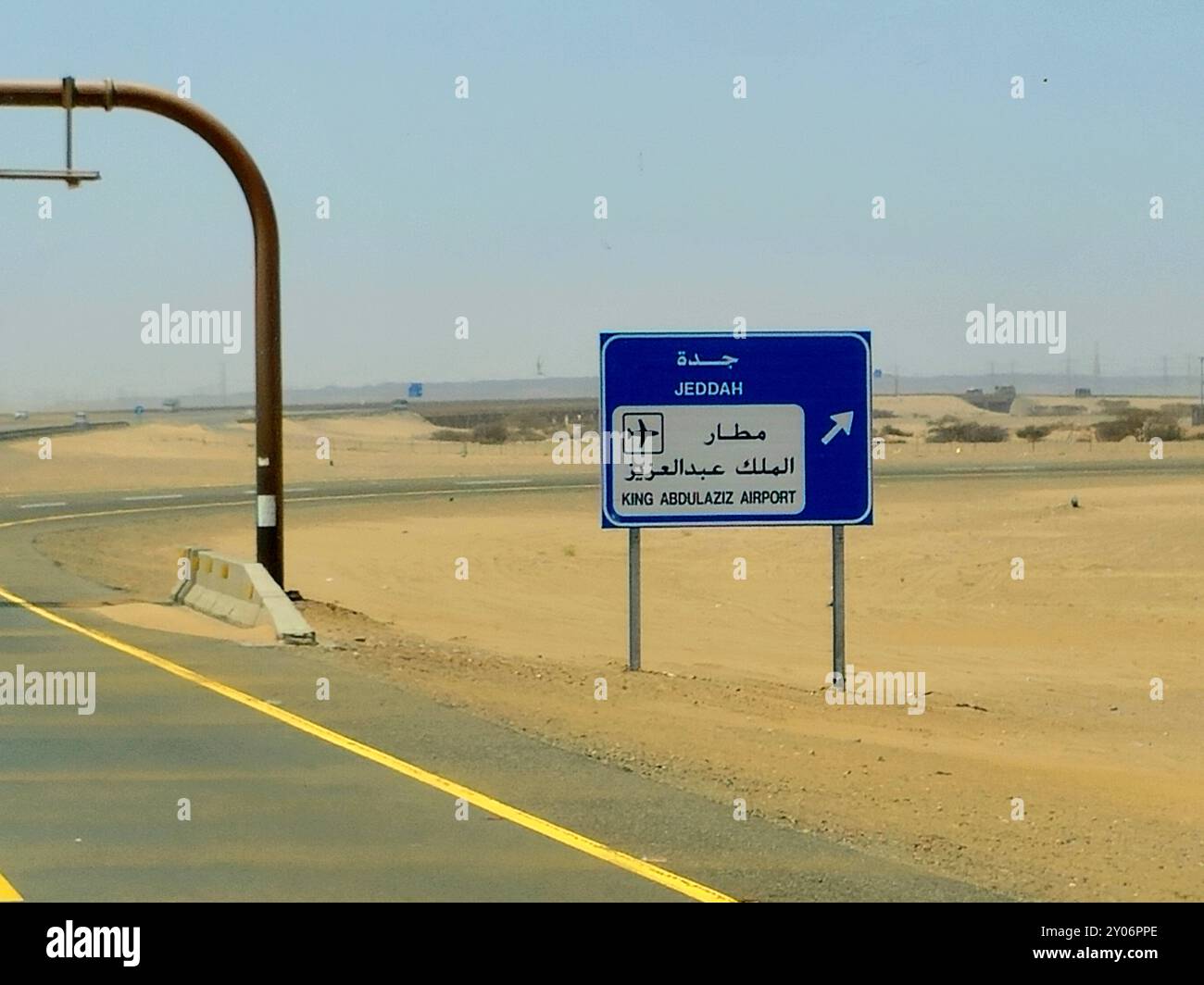 Makkah Madinah road, Saudi Arabia, June 25 2024: Jeddah and King ...