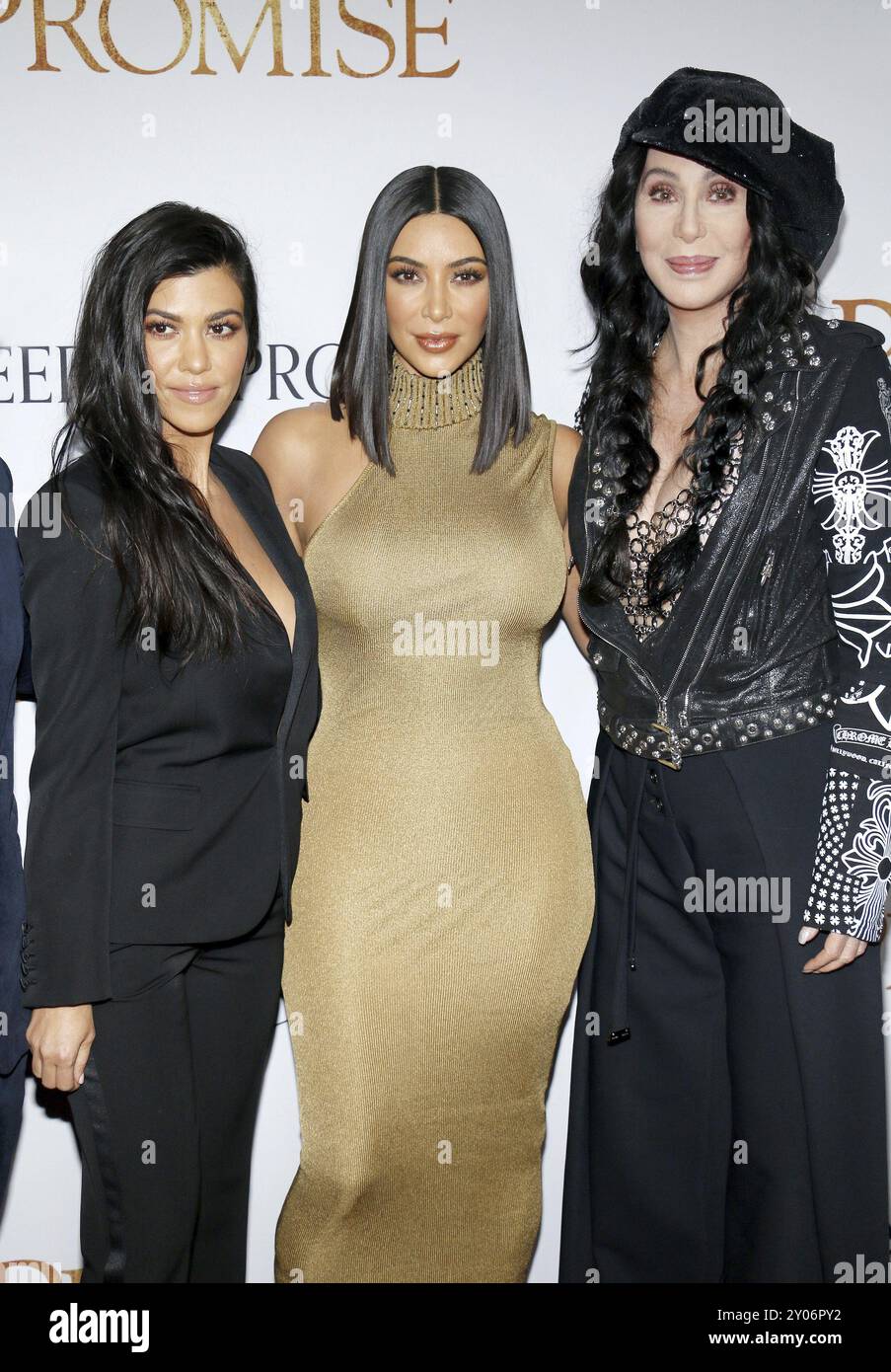 Kim Kardashian West, Kourtney Kardashian and Cher at the Los Angeles ...