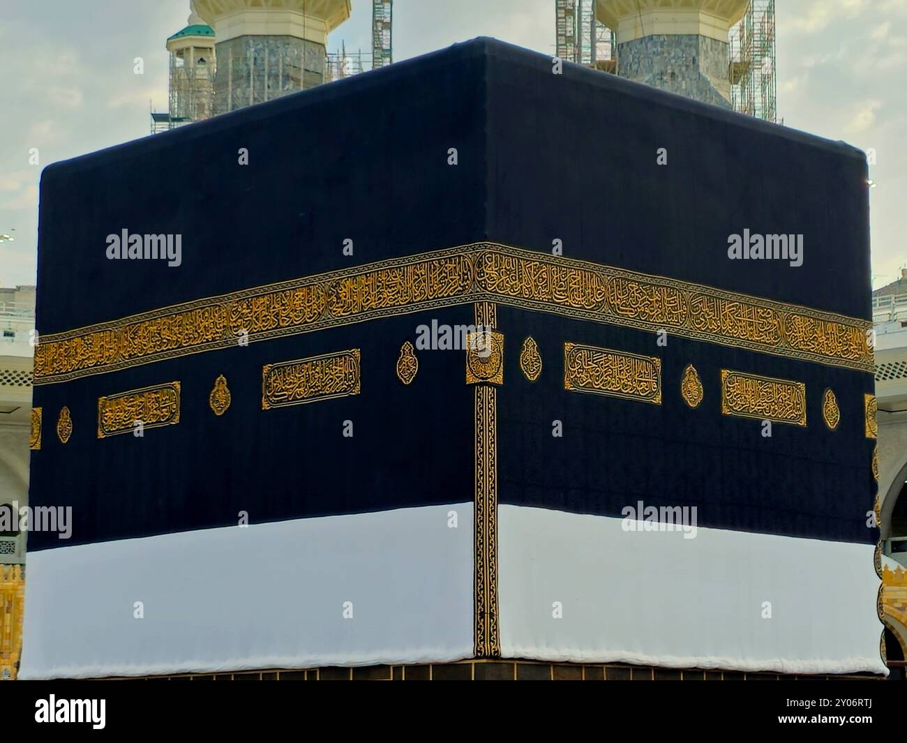 Mecca, Saudi Arabia, June 12 2024: The Holy Kaaba in Ihram Kiswa or ...
