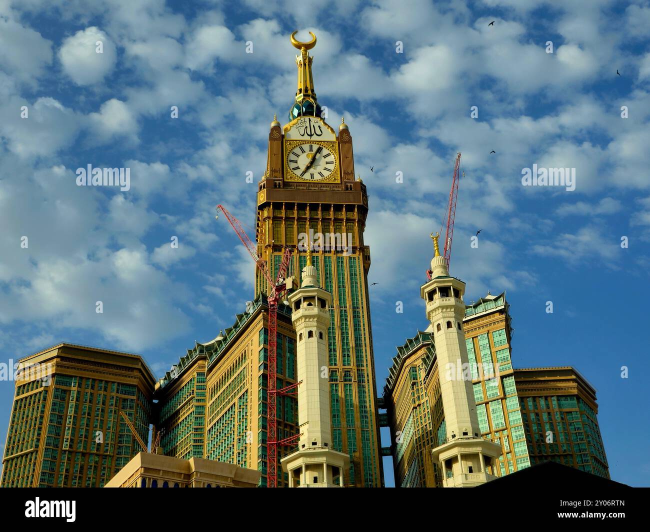 Mecca, Saudi Arabia, June 12 2024: The Clock Towers near Kaaba, a ...
