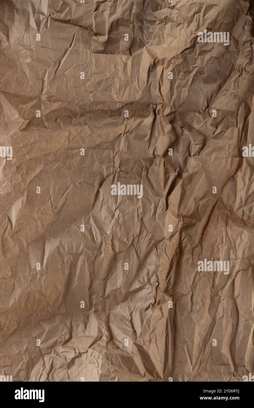 Parchment wrinkle paper page beige color close up view Stock Photo - Alamy