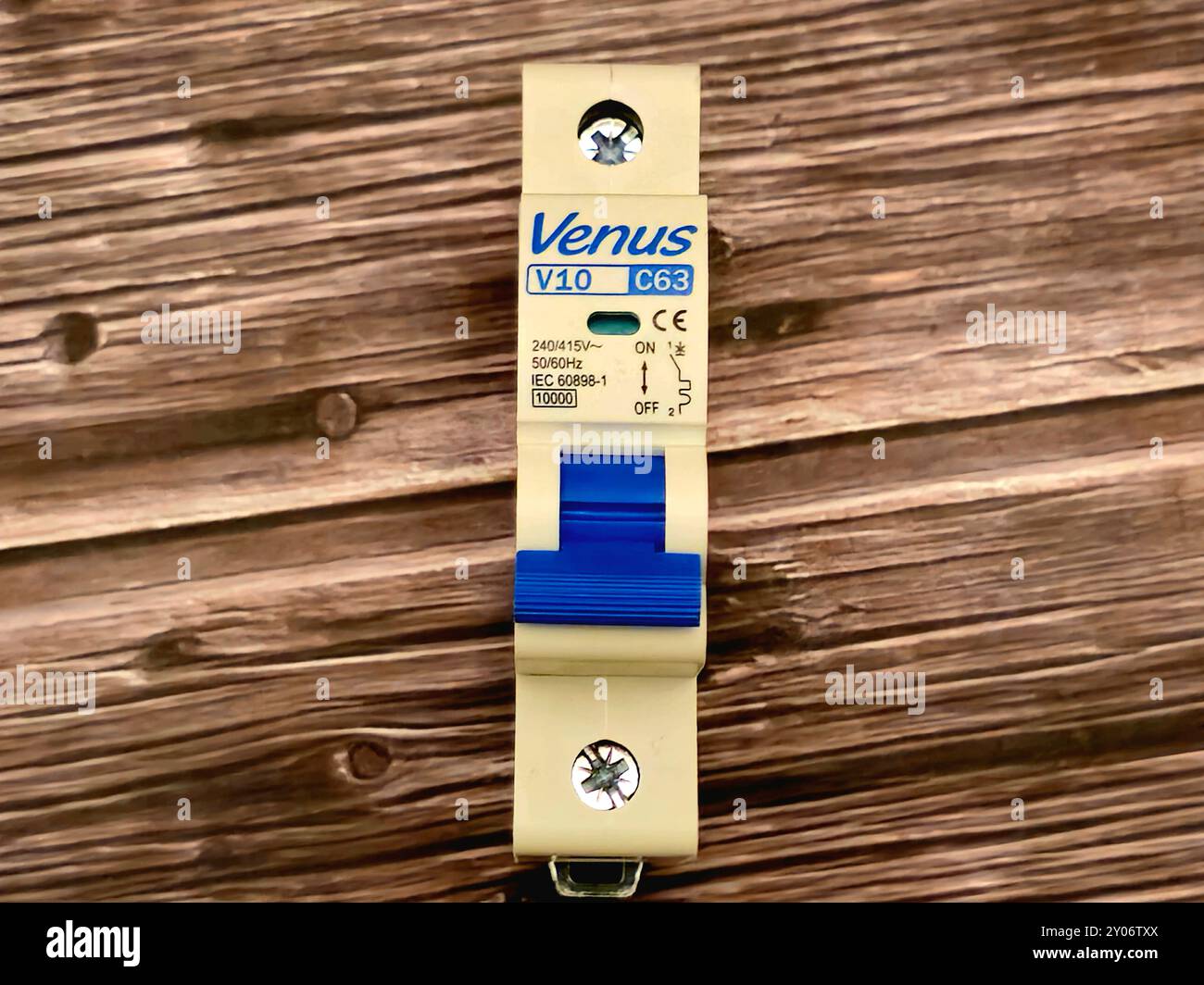 Cairo, Egypt, July 8 2024: Venus C63 Electric automatic switch ...