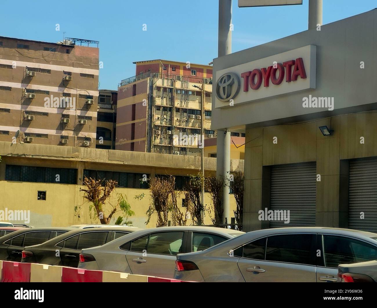Cairo, Egypt, July 16 2024: Toyota Egypt maintenance service center ...