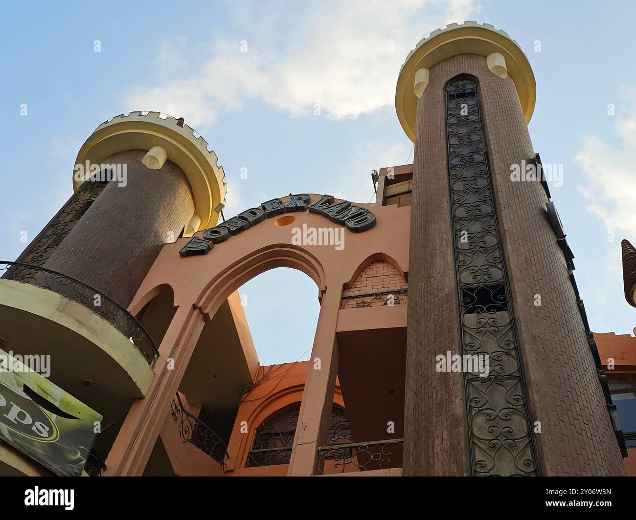 Cairo, Egypt, July 27 2024: Wonder Land Amusement Park, Wonderland city ...