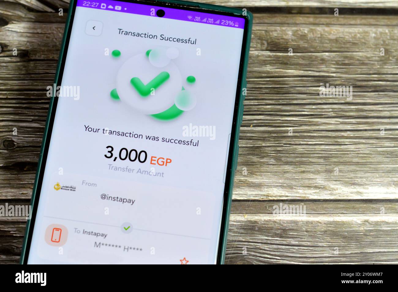 Cairo, Egypt, August 27 2024: InstaPay App, a payment system licensed and approved by the ...