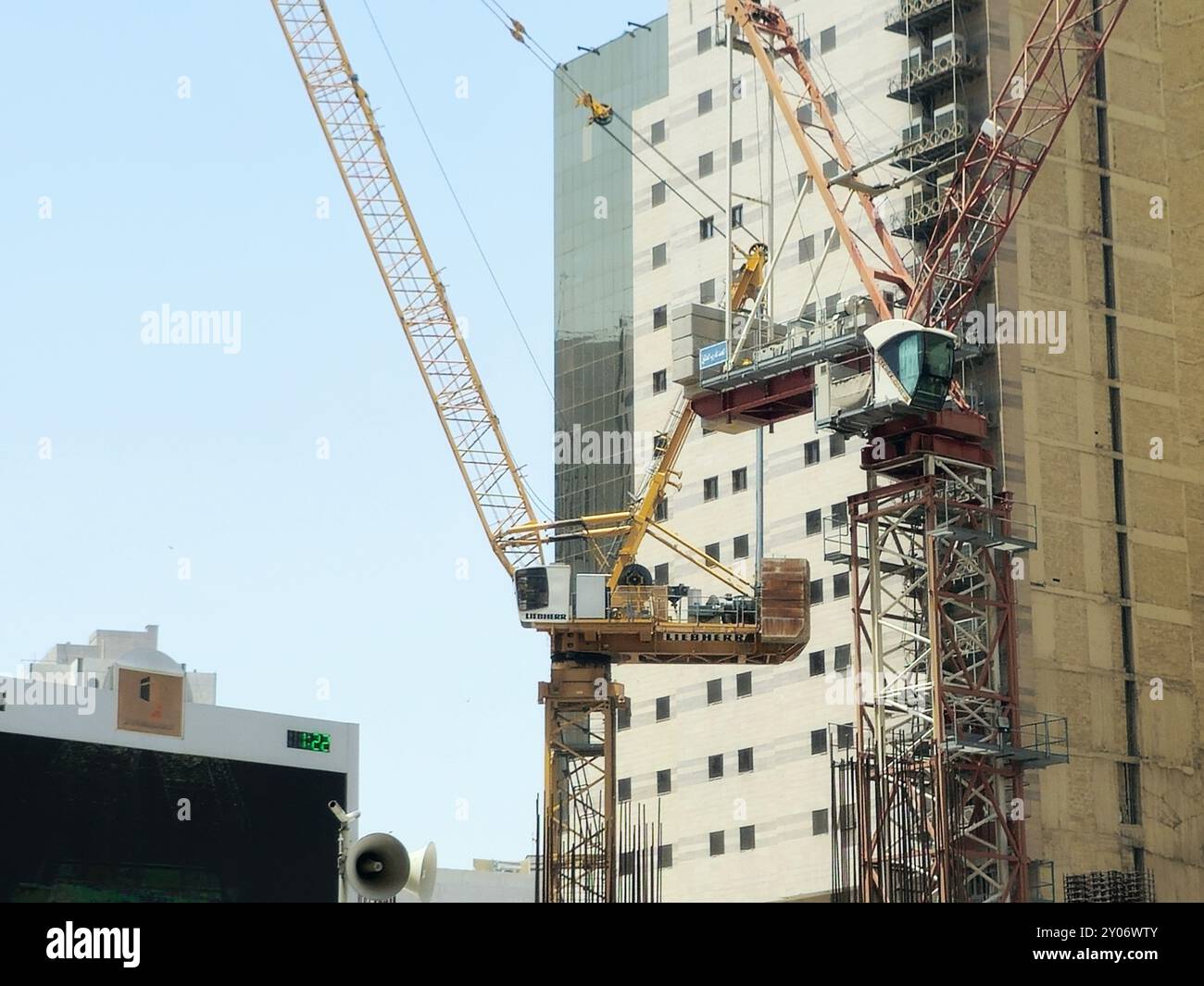 Mecca, Saudi Arabia, June 4 2024: A new building under construction ...