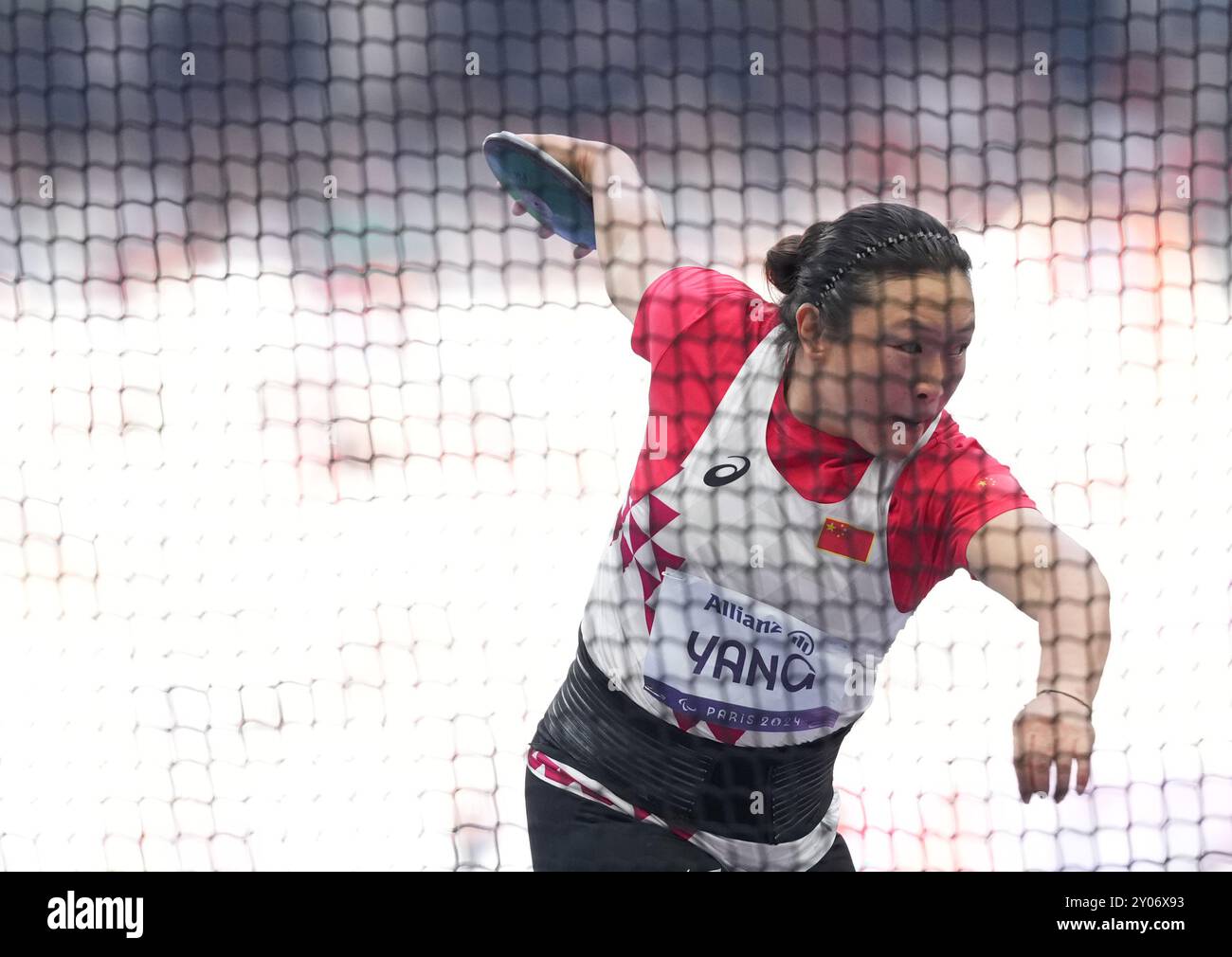 Paris, France. 1st Sep, 2024. Yang Yue of China competes during the ...