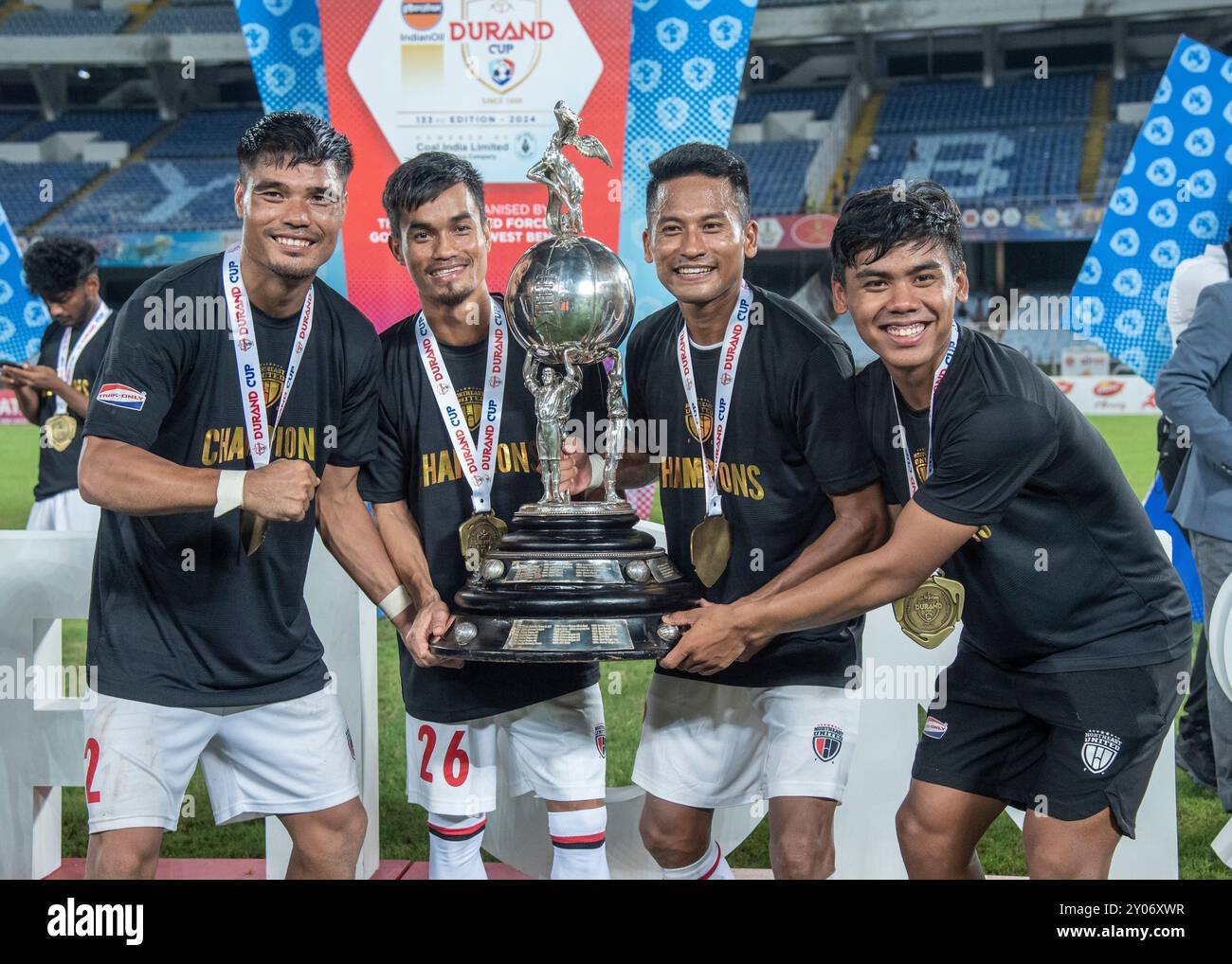 Kolkata, West Bengal, India. 1st Sep, 2024. NorthEast United Football ...