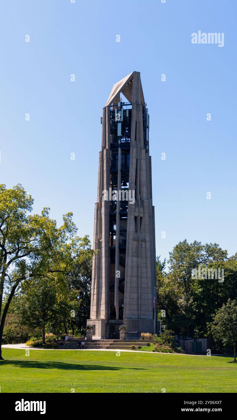 Moser Tower in Naperville, Illinois USA Stock Photo - Alamy