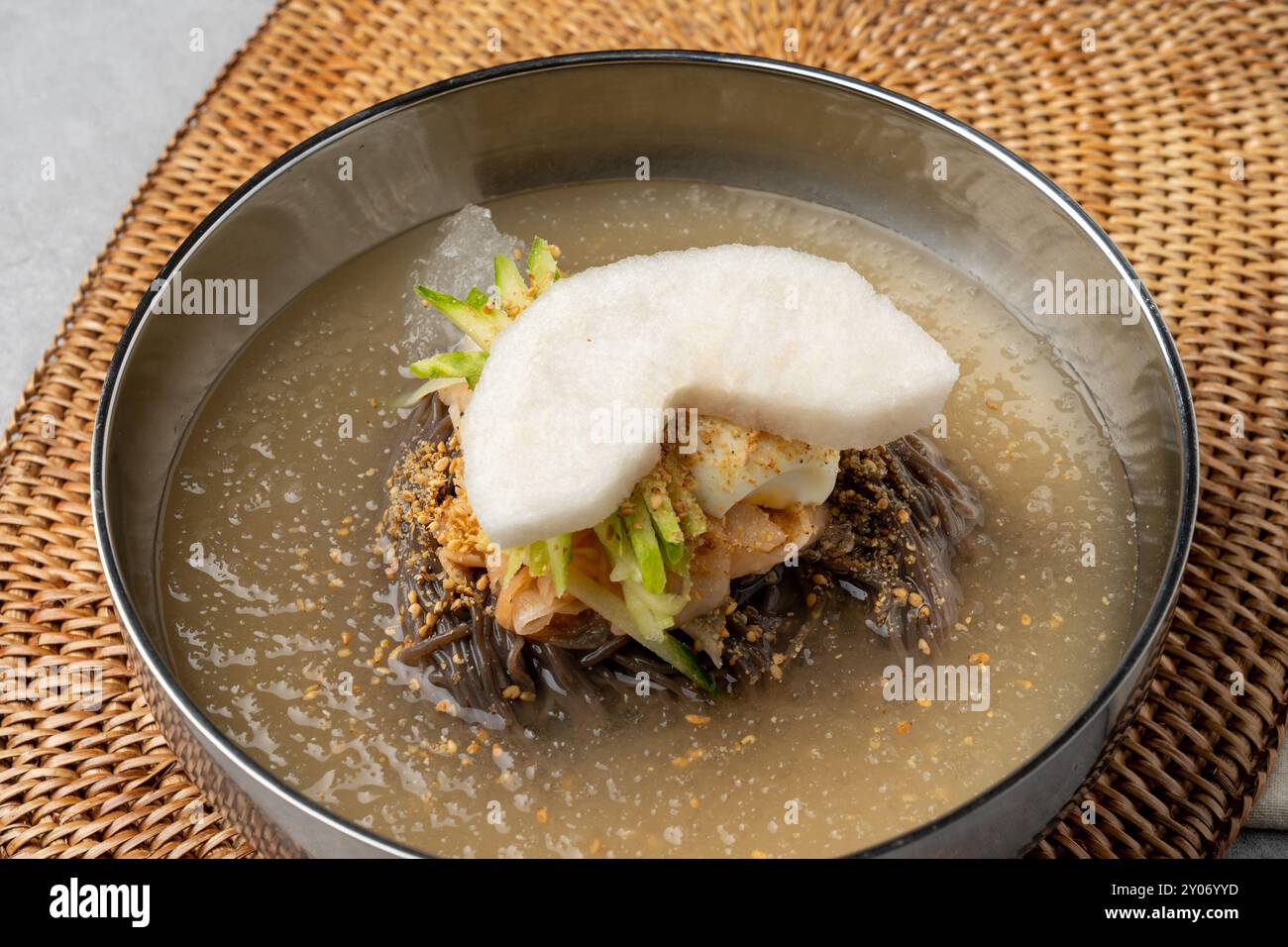 Korean food, Pyongyang, dumplings, cold buckwheat noodles, bibim ...