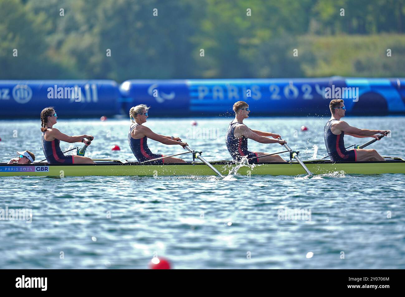 Paris, France. 1st Sep, 2024. Team Britain competes during the para ...