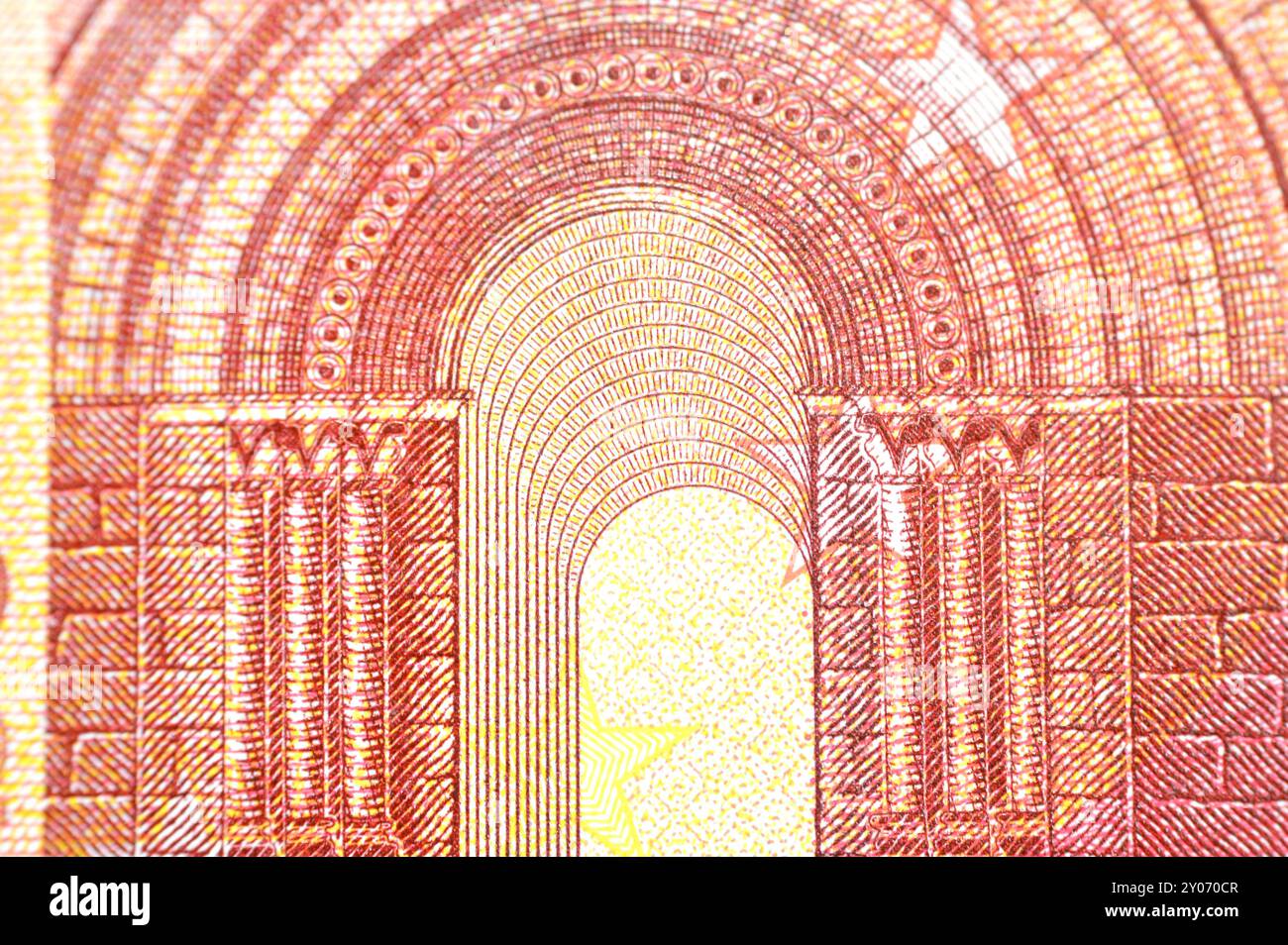 Closeup of ten Euro bill banknote, the currency of the European Union ...