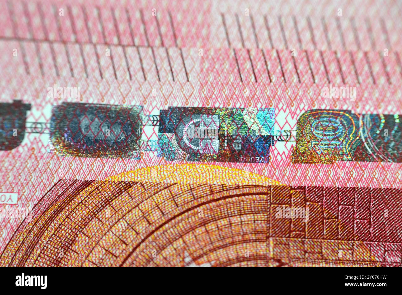 Closeup of ten Euro bill banknote, the currency of the European Union ...