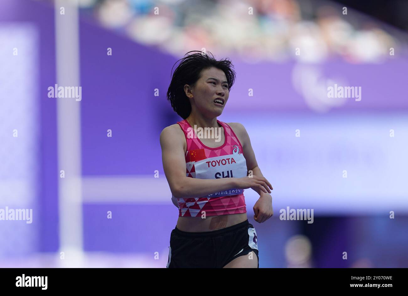 Stade de France, Paris, France. 01st Sep, 2024. Yiting Shi of People's ...