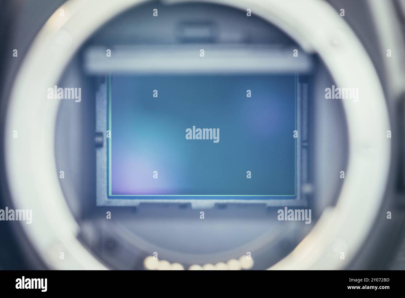 Close up picture of a camera sensor, professional reflex camera Stock ...