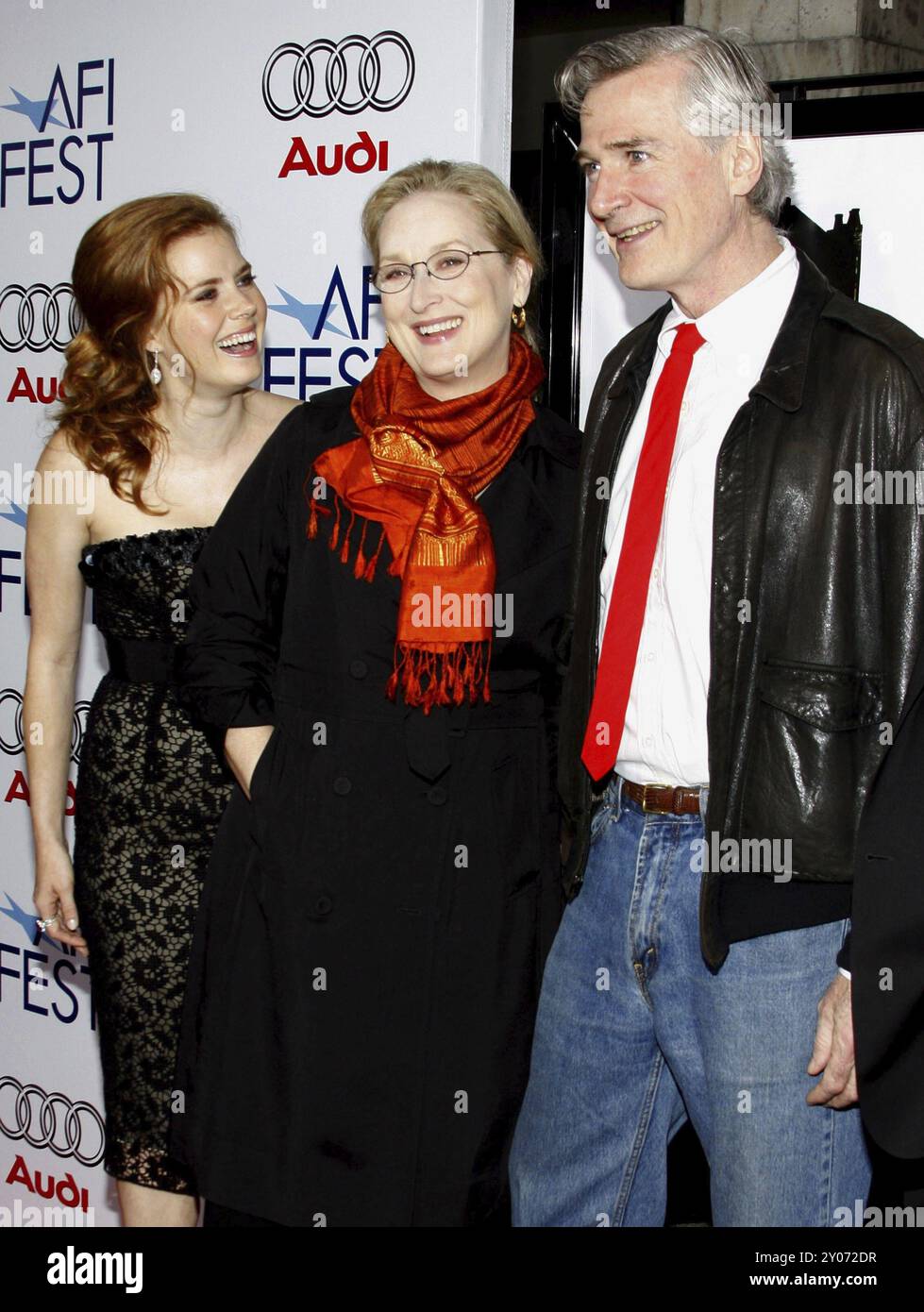 Meryl Streep, Amy Adams and John Patrick Shanley at the AFI FEST 2008 ...