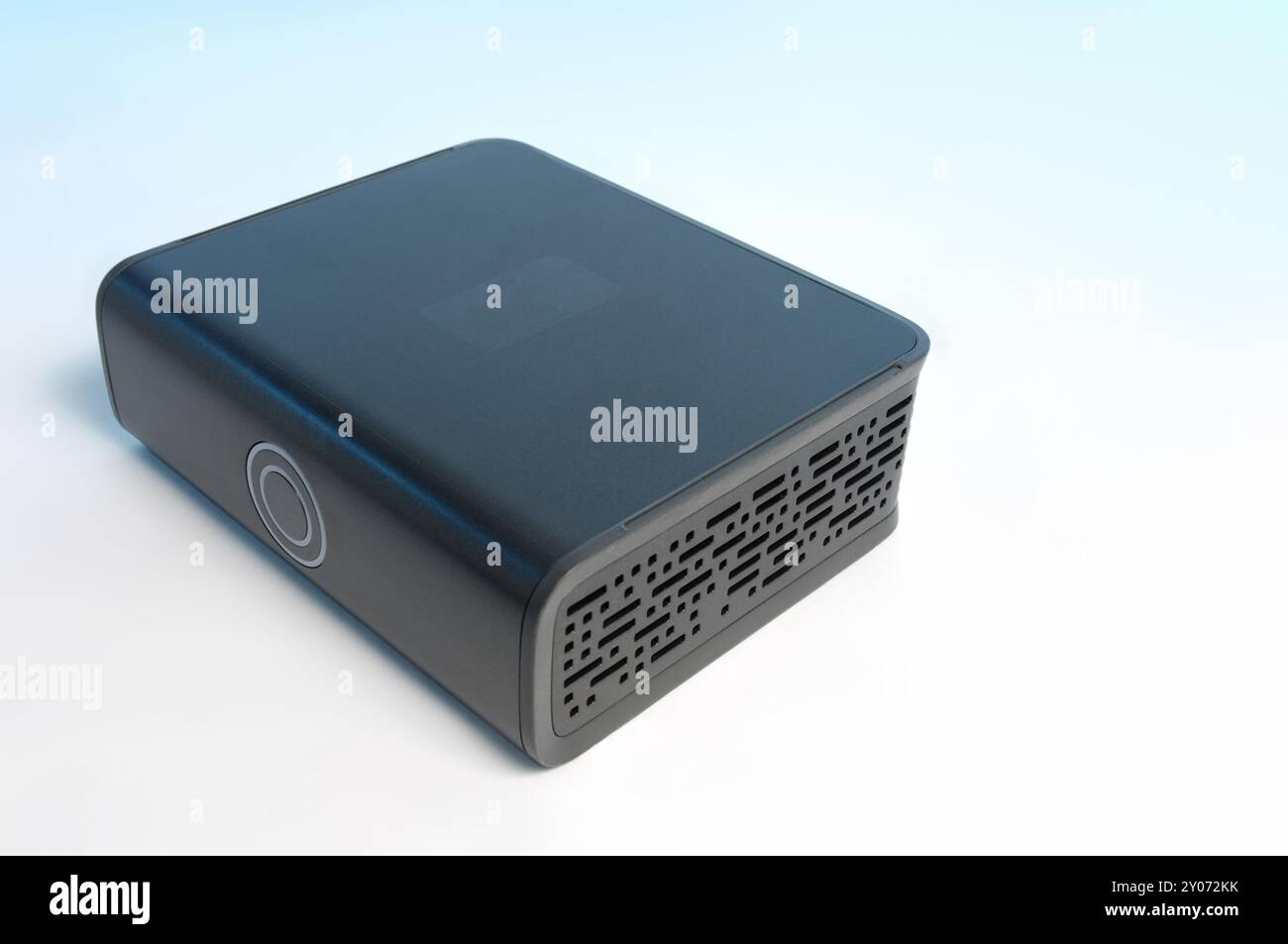 External Hard Disk Drive HDD data storage archive Isolated on white ...