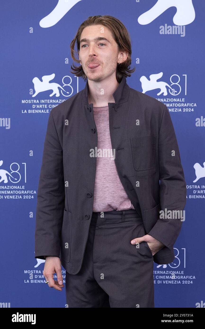 Venezia, Italia. 01st Sep, 2024. Austin Abrams attends the "Wolfs ...