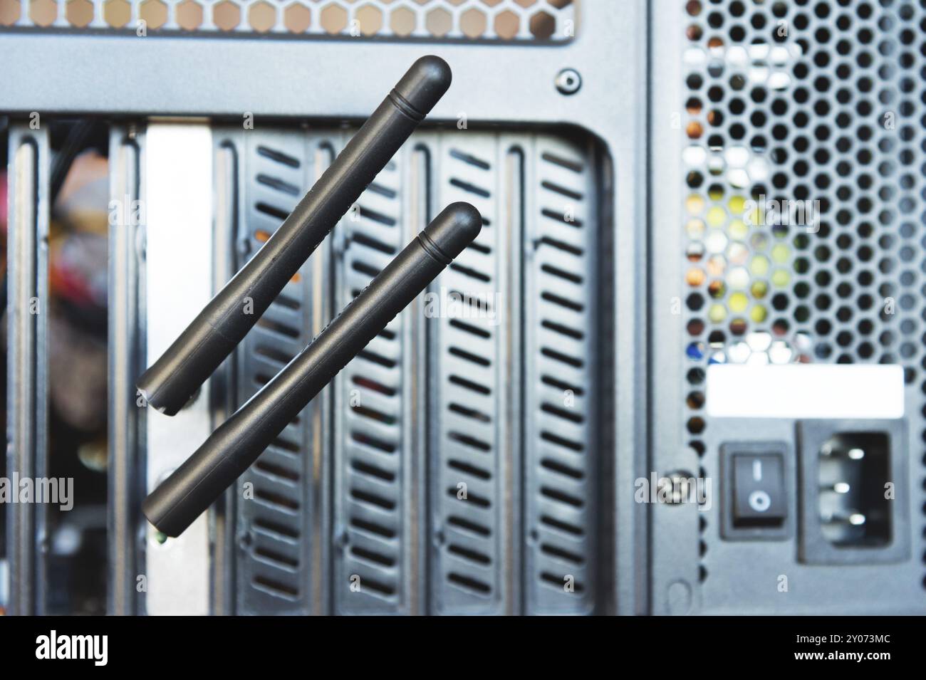 Installed in the system unit of the computer pci adherent, transmitter ...