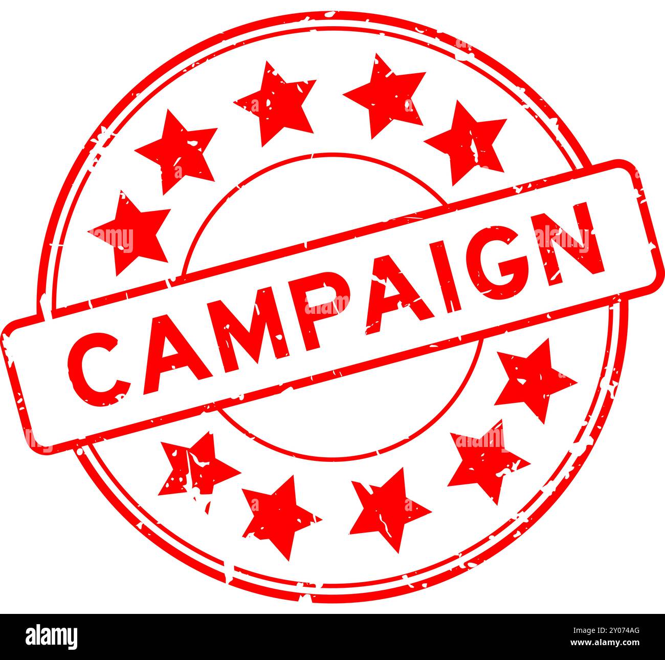 Digital campaign rubber stamp Stock Vector Images - Alamy