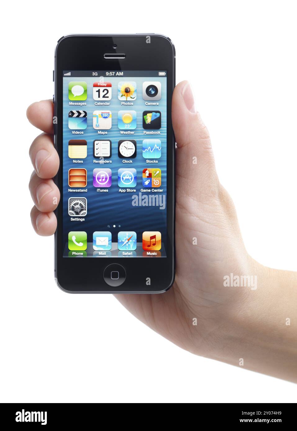 People hands holding smartphones Cut Out Stock Images & Pictures - Alamy