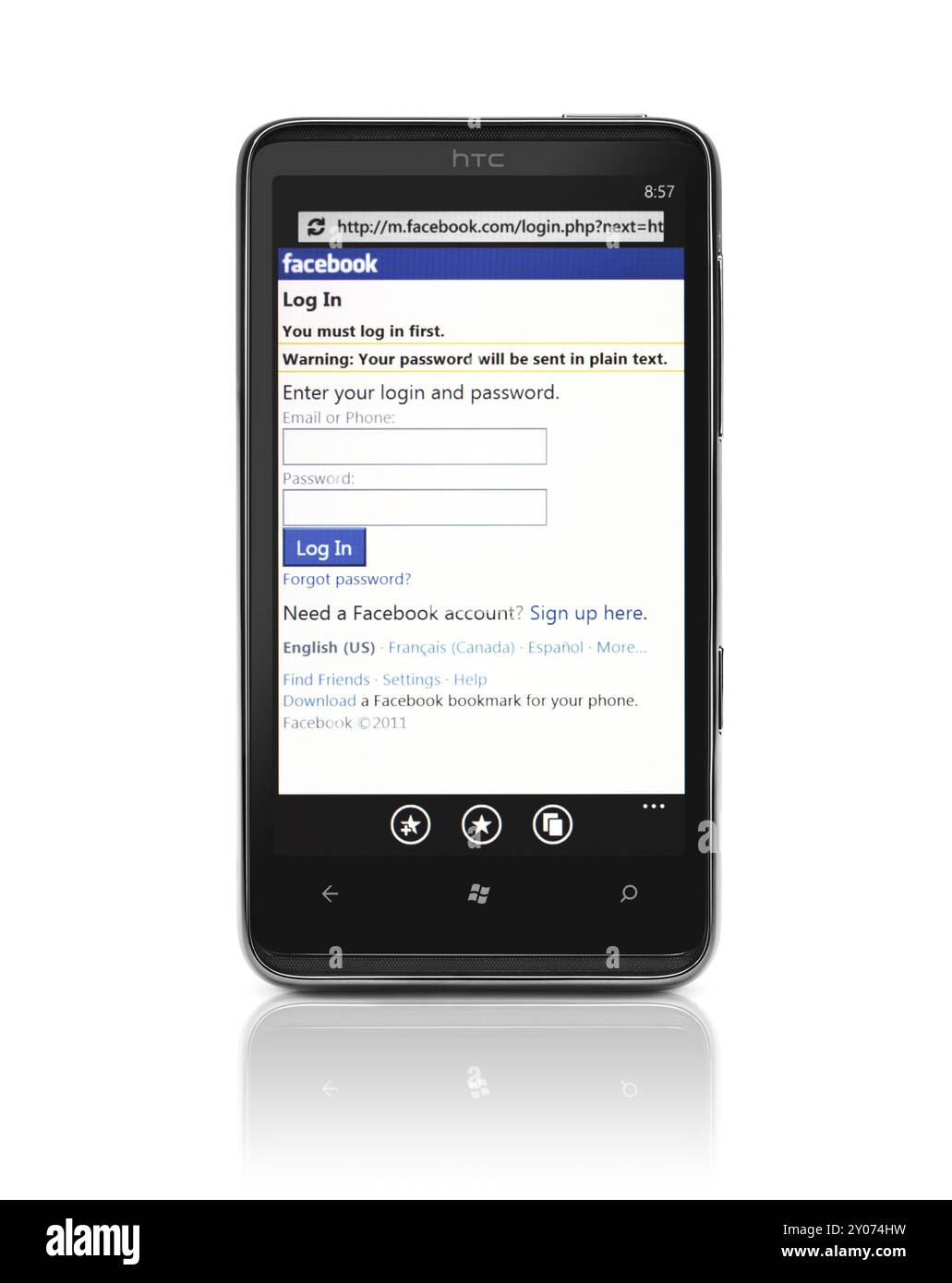 Facebook photo mobile Cut Out Stock Images & Pictures - Alamy