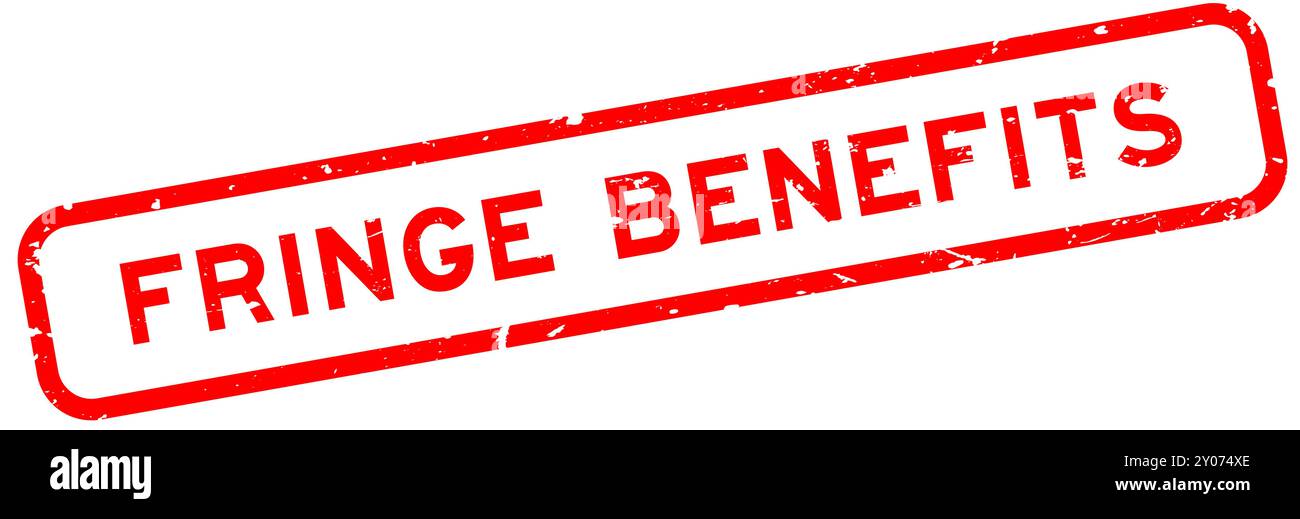 Grunge red fringe benefits word square rubber seal stamp on white background Stock Vector Image ...