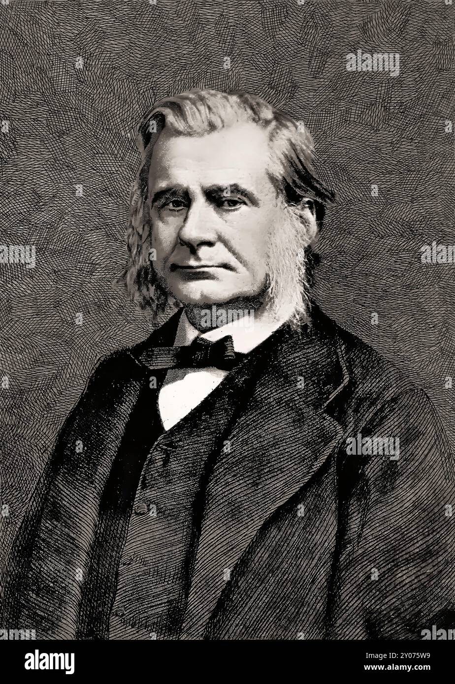 Thomas Henry Huxley, 1825 – 1895, English biologist and anthropologist ...