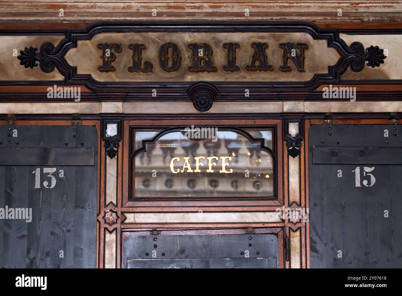 Old cafe in Venice, Italy, Europe Stock Photo - Alamy