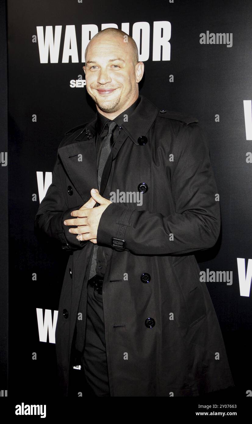 HOLLYWOOD, CA, SEPTEMBER 06, 2011: Tom Hardy at the Los Angeles ...