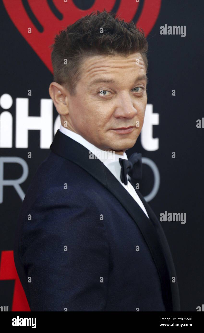 Jeremy Renner at the Los Angeles premiere of 'Tag' held at the Regency ...