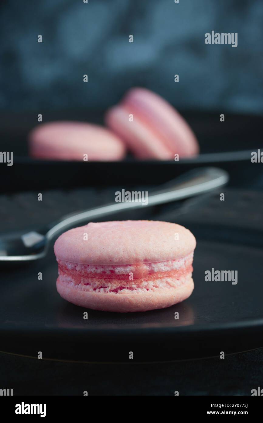 French macaroons various flavors hi-res stock photography and images ...