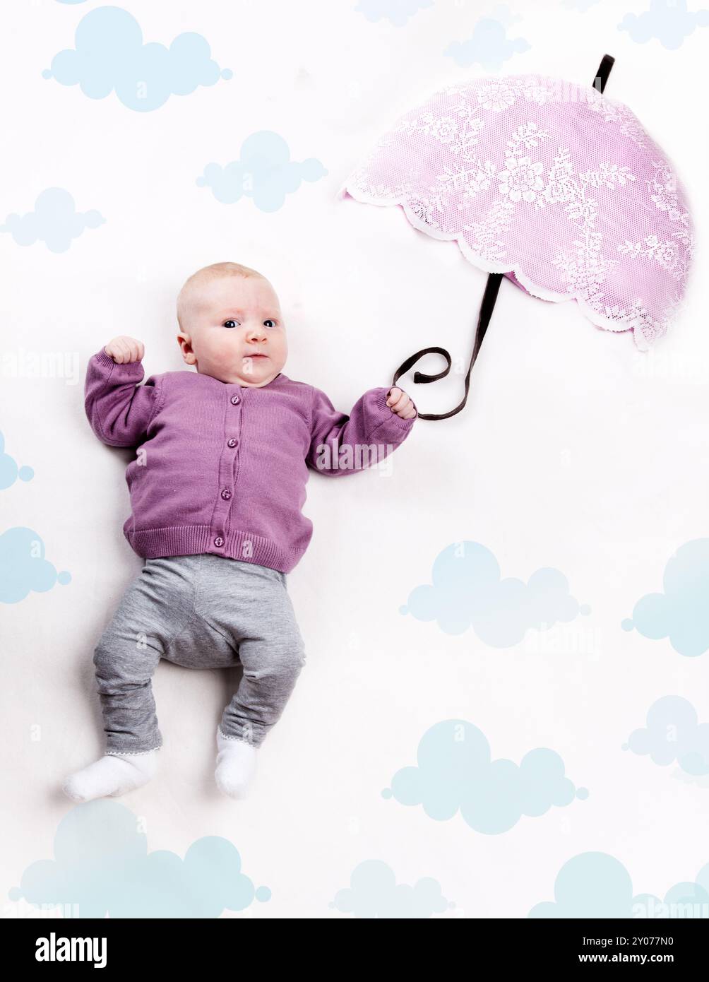 Baby in the land of fantasy Stock Photo - Alamy