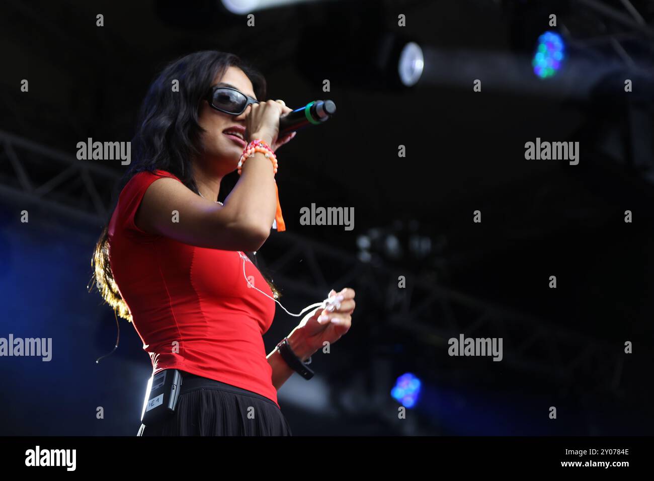 HAMBURG, GERMANY - AUGUST 16, 2024: "Wa22ermann" performing at the MS ...