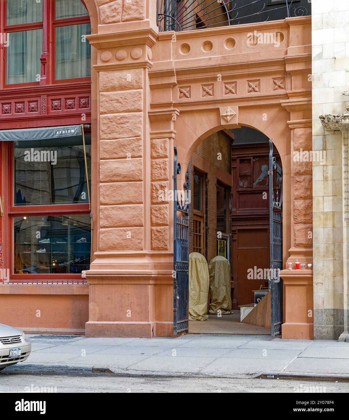 Copper-topped Bleecker Tower, 644 Broadway, built as Manhattan Savings ...