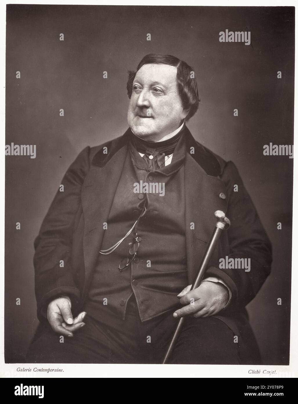 Giacomo Rossini by Etienne Carjat, circa 1877 Stock Photo - Alamy