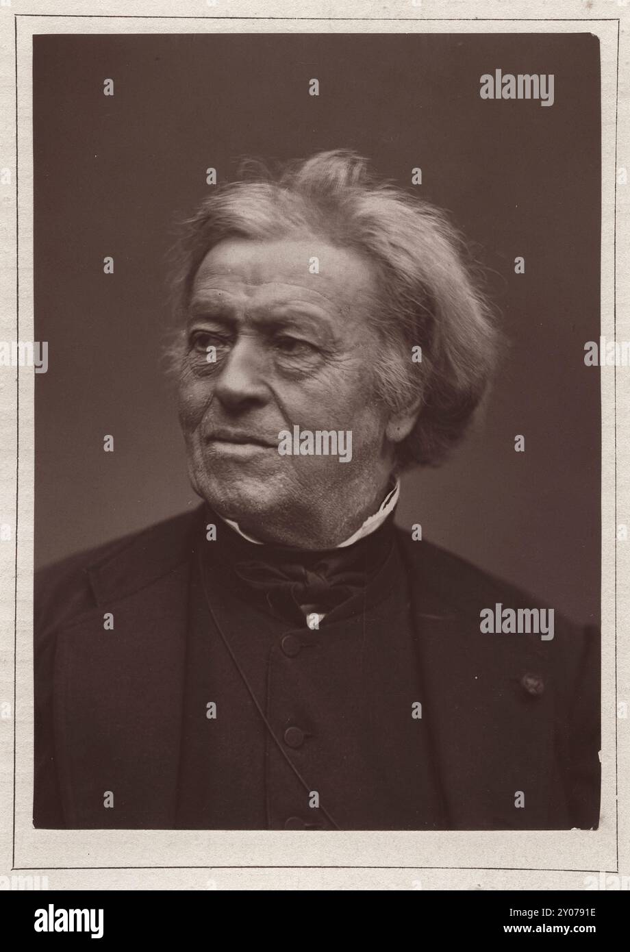 Jean-Baptiste Camille Corot by Ferdinand Mulnier, 1881 Stock Photo - Alamy