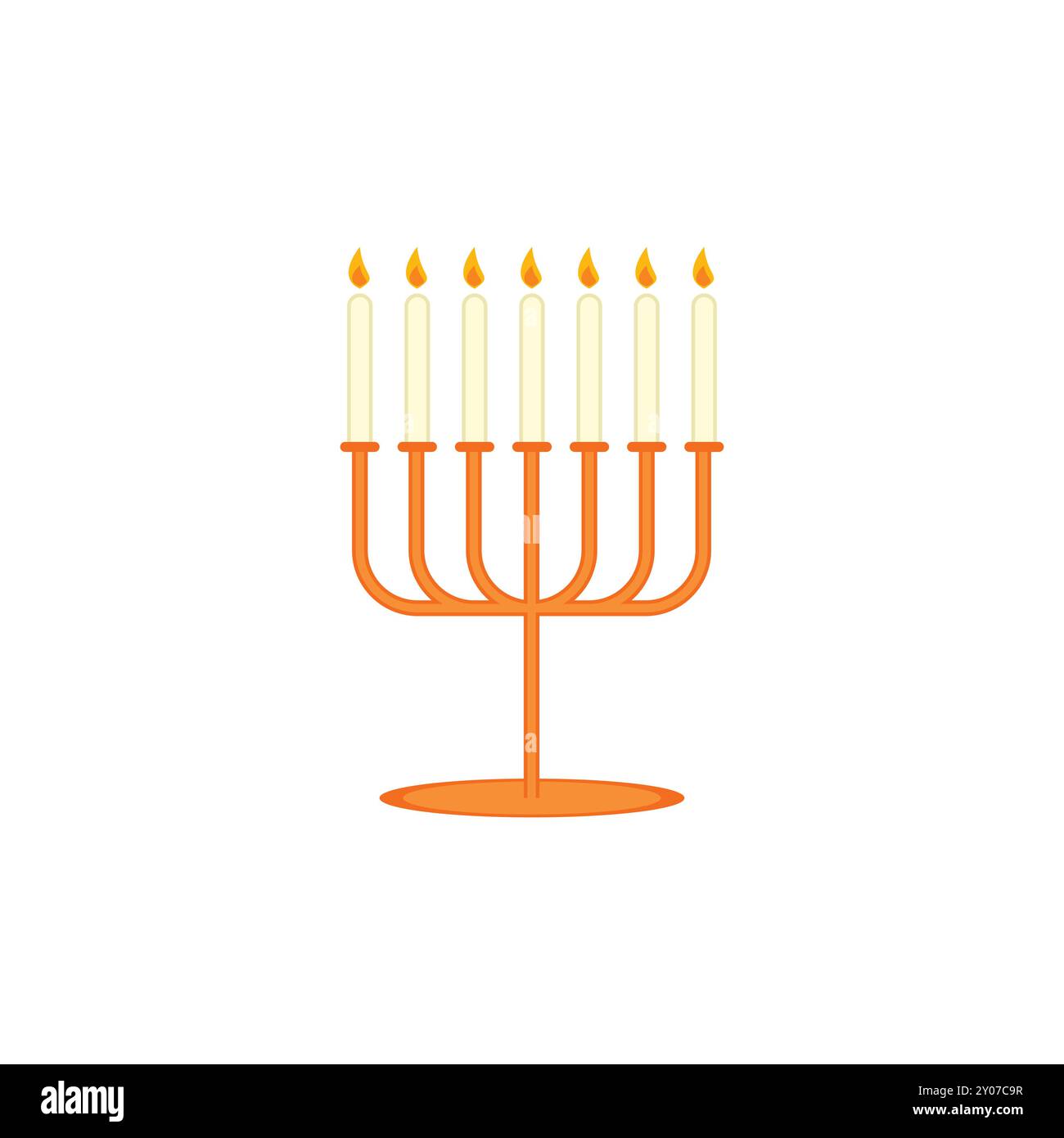 Hanukkah chandelier Cut Out Stock Images & Pictures - Alamy