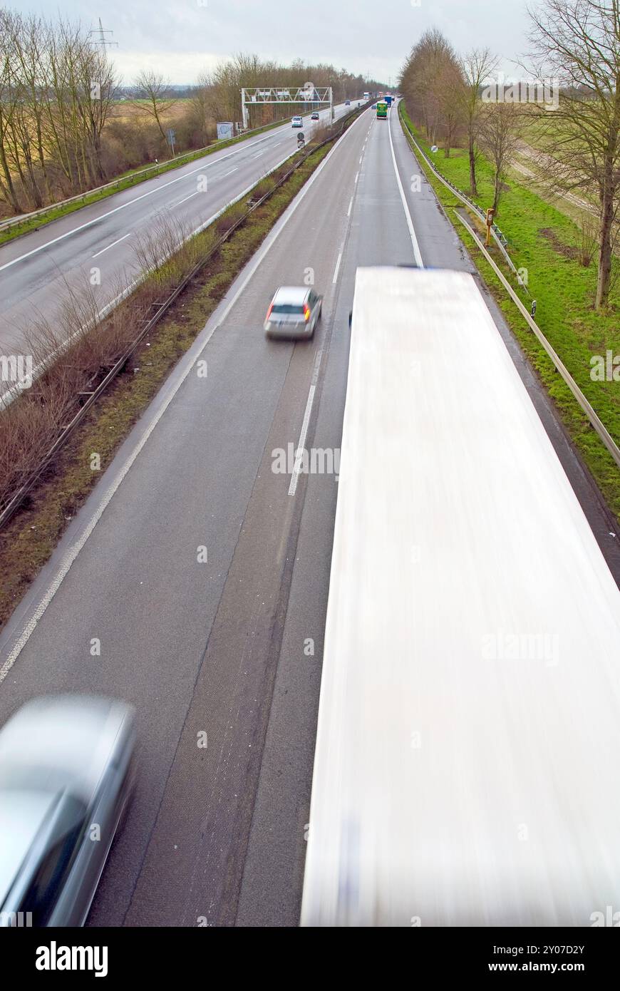 Truck motion blur birds top view hi-res stock photography and images ...