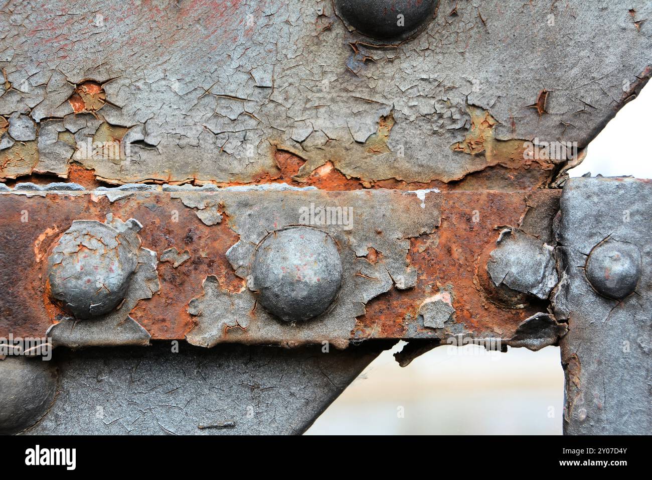 Rust on the steel structure of a historic bridge Stock Photo - Alamy